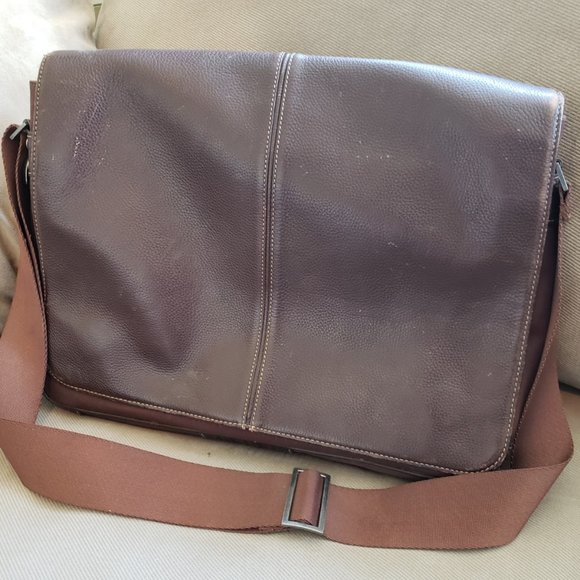 Boconi | Bags | Boconi Leather Laptop Bag With Rfid Safe Pocket | Poshmark